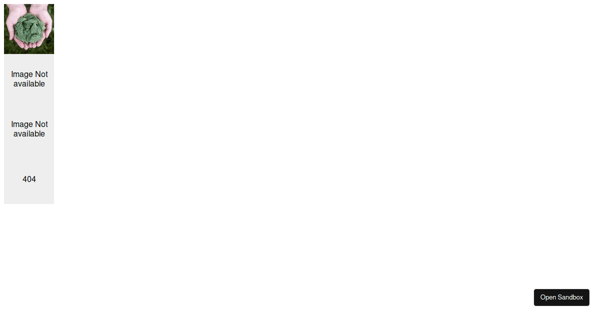 Broken Image - Codesandbox