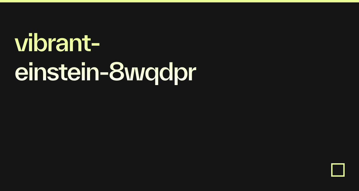 vibrant-einstein-8wqdpr - Codesandbox