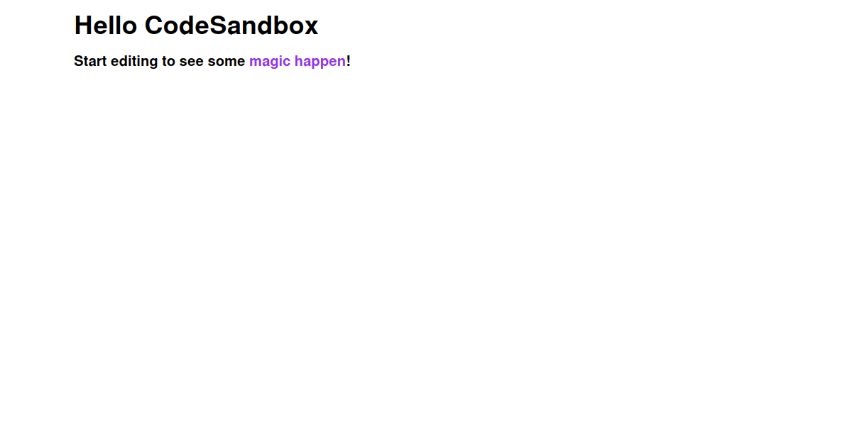 CRA Tailwind Template - Codesandbox