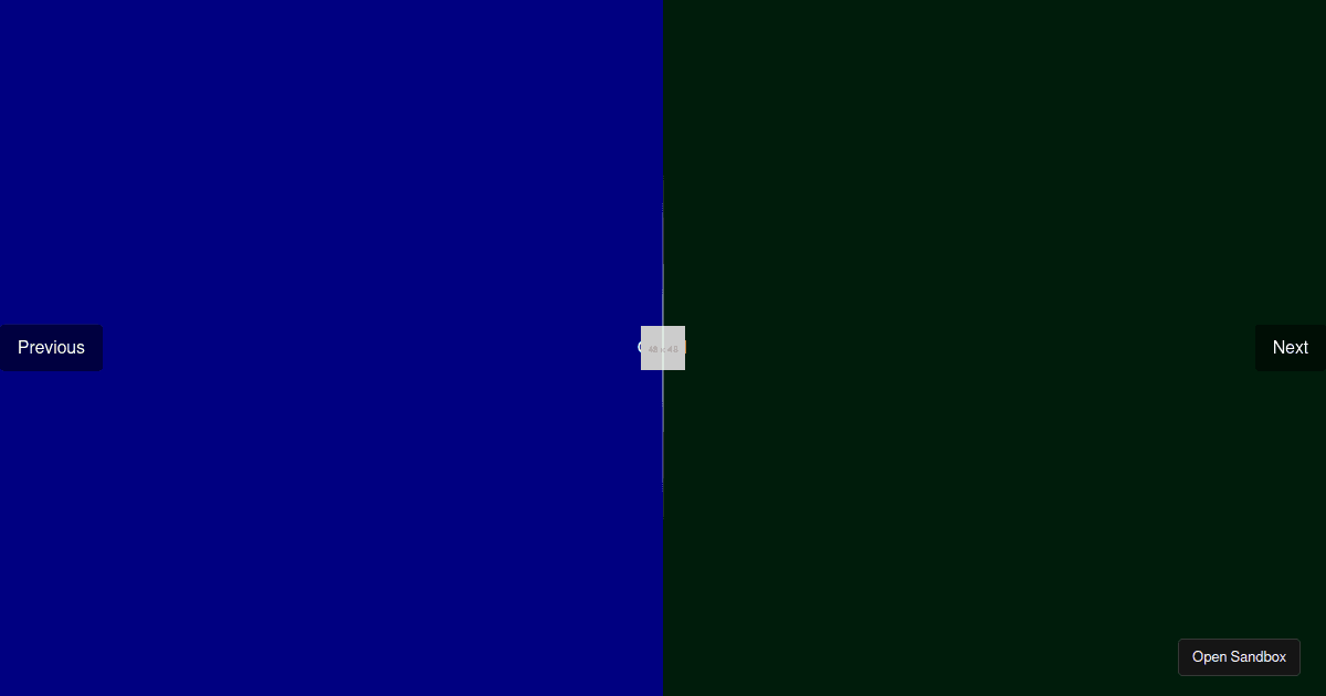 React Bootstrap Carousel without vanilla Bootstrap dependency with Comparison Slider - Codesandbox