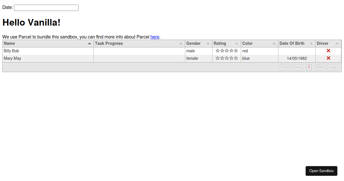 try-table - Codesandbox