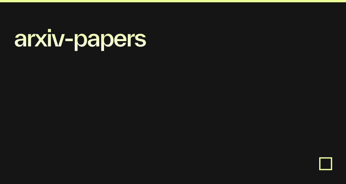 Arxiv Papers Codesandbox