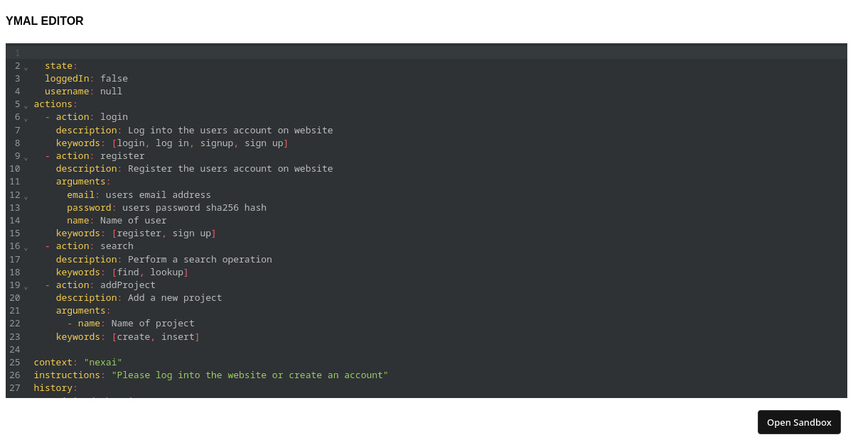 YAML-FILE-EDITOR (forked) - Codesandbox
