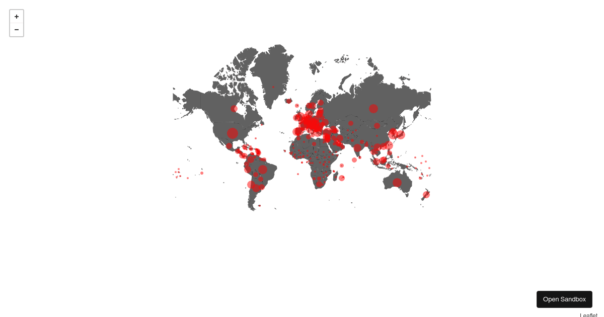 mapa pixel - Codesandbox