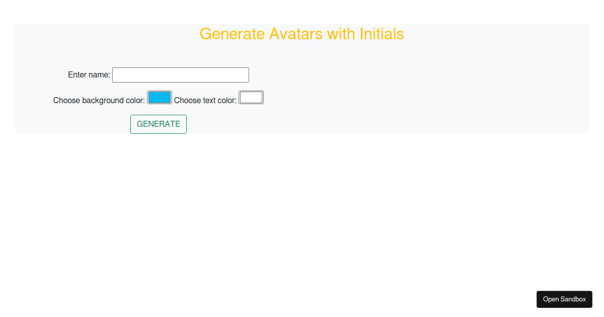 image-avatars - Codesandbox