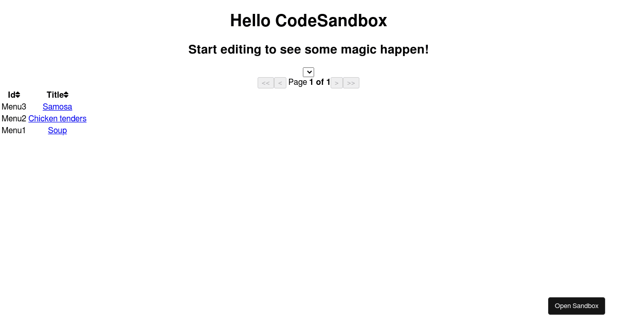 save the page and send data (forked) - Codesandbox