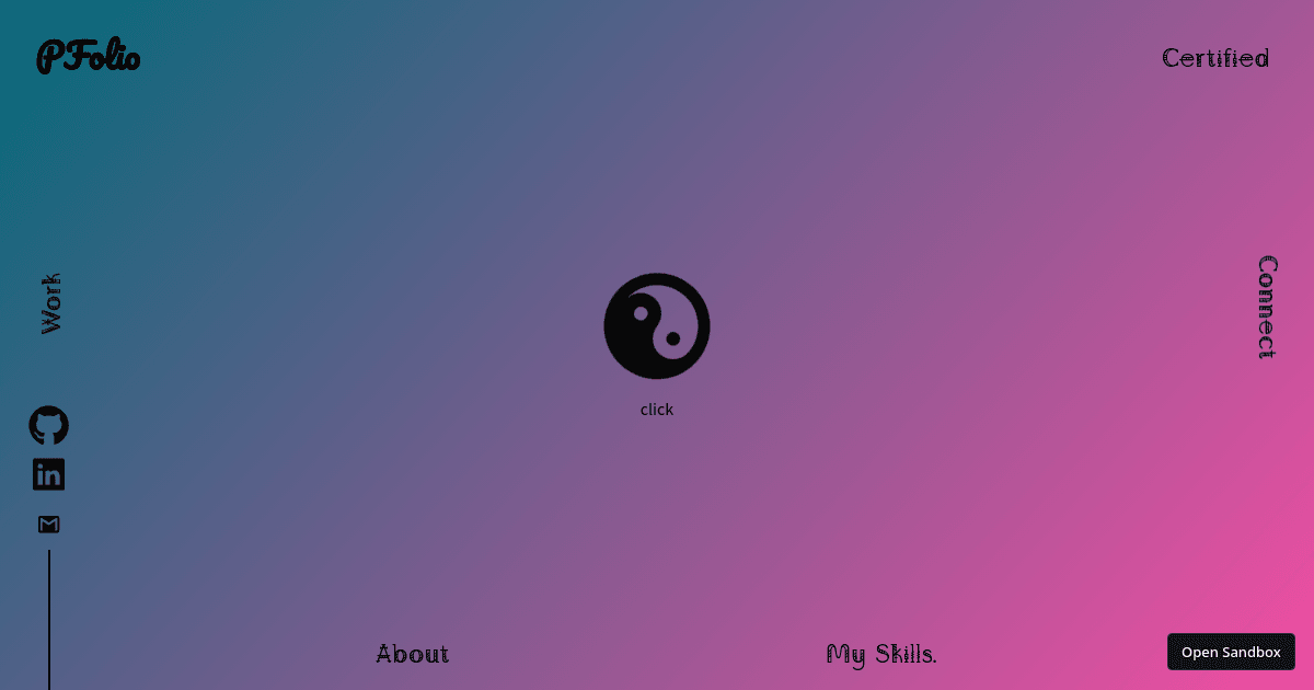 portfolio - Codesandbox