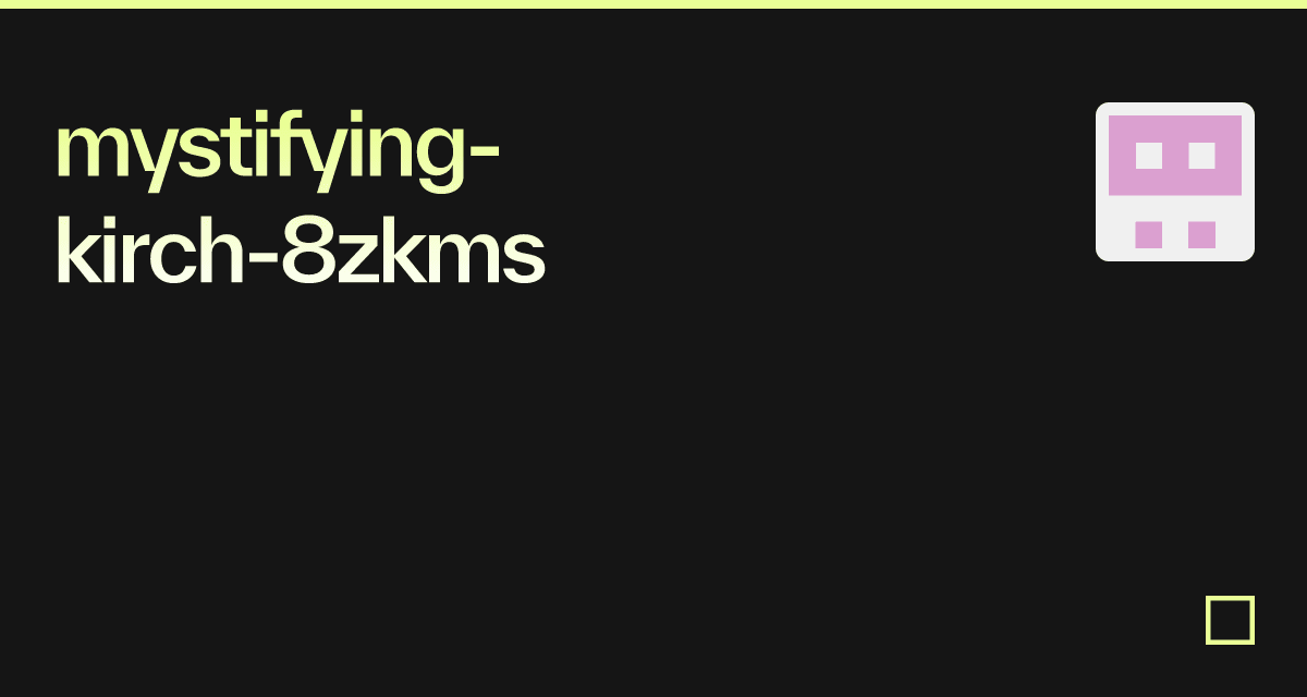 mystifying-kirch-8zkms - Codesandbox