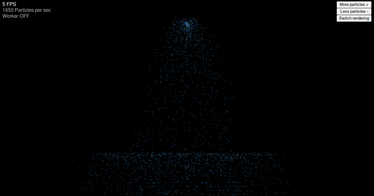 threads.js particles - Codesandbox