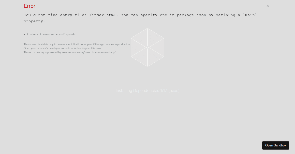 Vuejs Codesandbox
