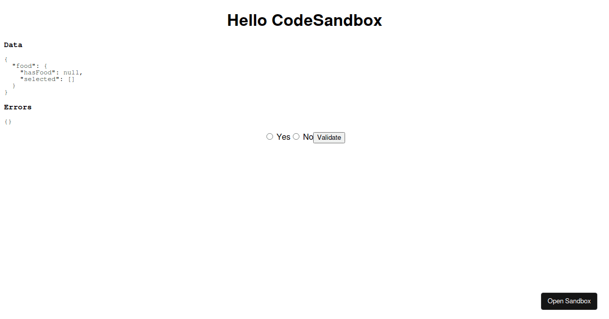 Formik: Manually triggering validations - Codesandbox Formik: Manually triggering validations - Codesandbox