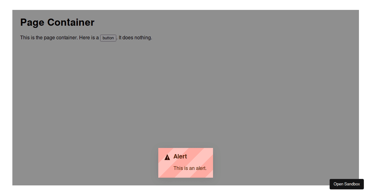 PNotify Example Stack (forked) - Codesandbox