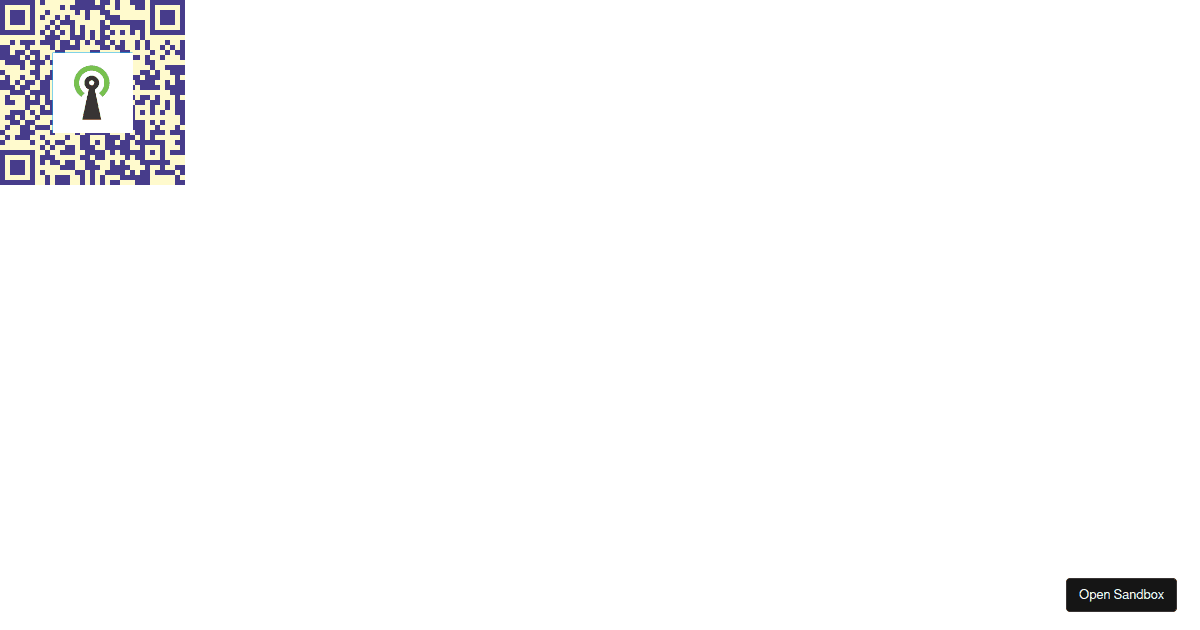 Go Qrcode Reactjs Forked Codesandbox