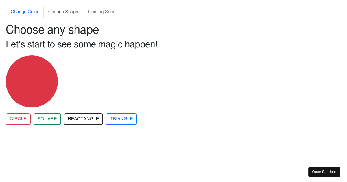 change-color-and-shape - Codesandbox