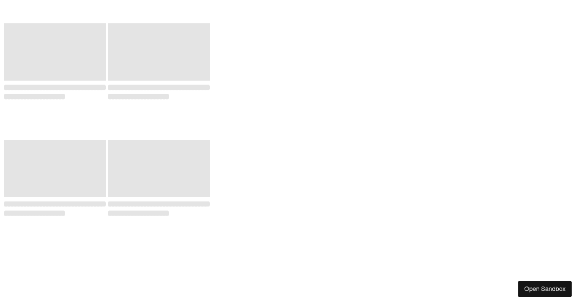 MUI Skeleton - Codesandbox