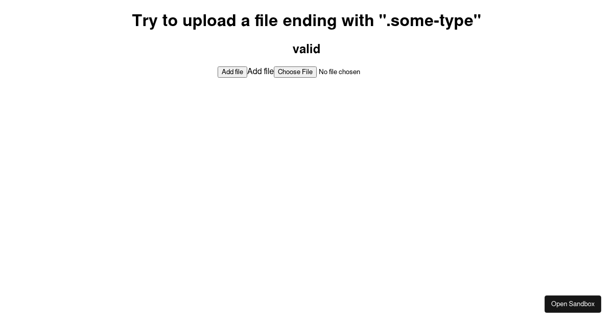 fileuploader-bug - Codesandbox