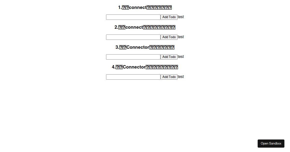 iron-connector - Codesandbox