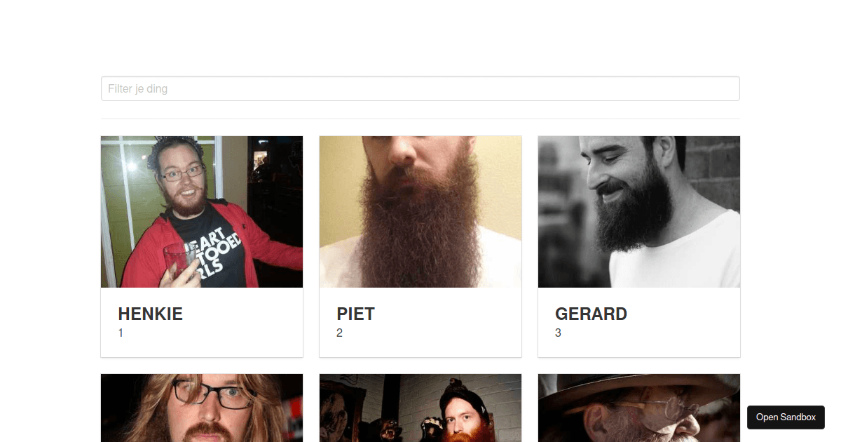Vue Transition Group on flexbox grid list - Codesandbox