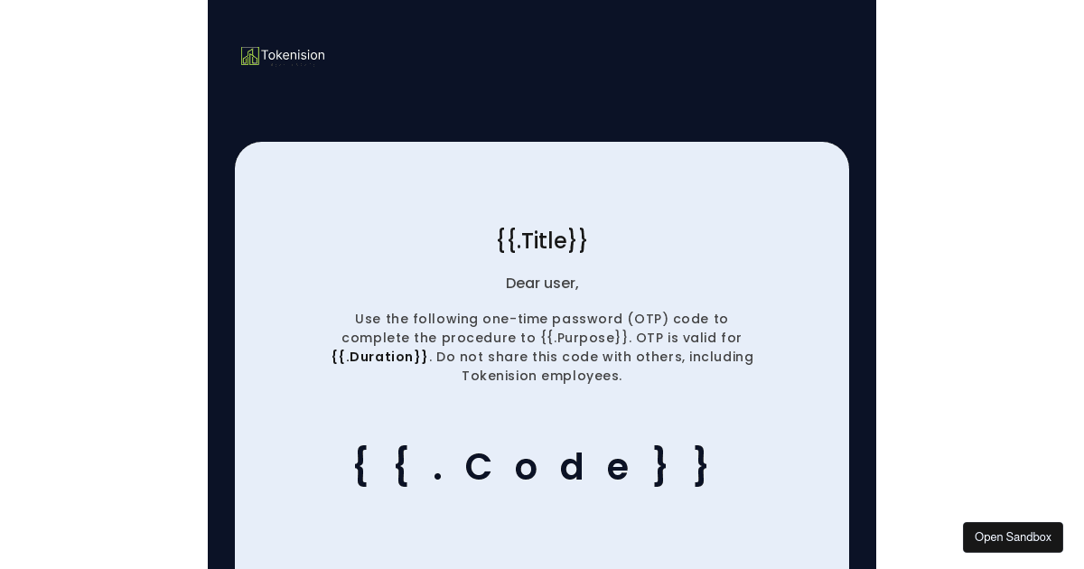 email-template__otp (forked) - Codesandbox