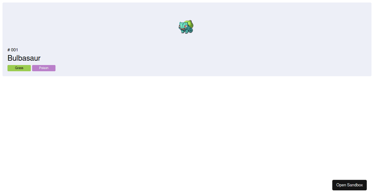 Yoco Pokédex - Codesandbox