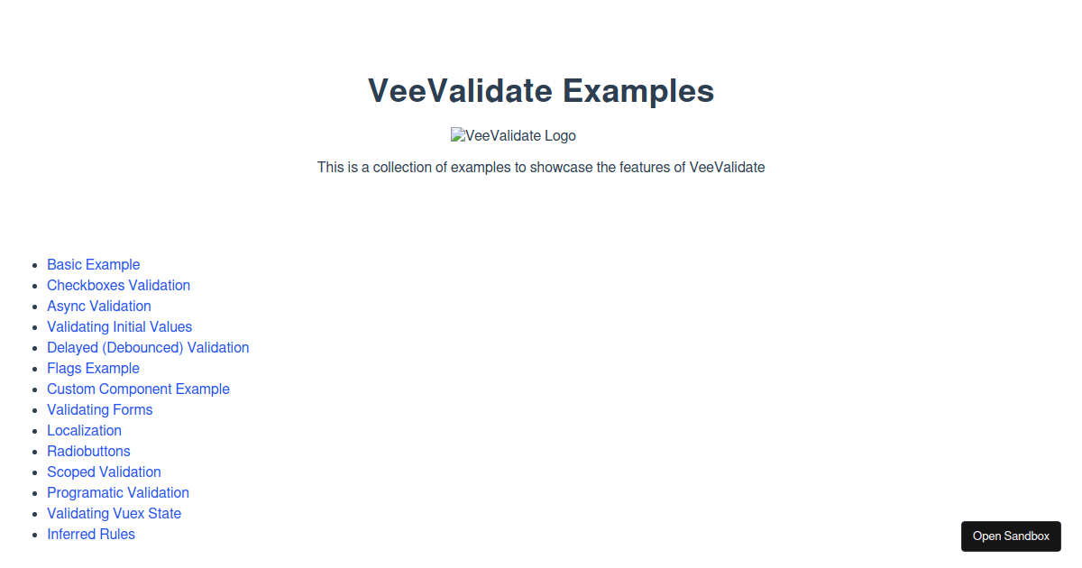 veevalidate-examples - Codesandbox