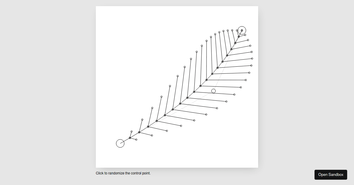 Procedural Leaf (forked) - Codesandbox
