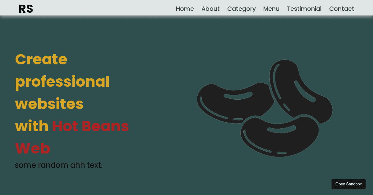 Hot-Beans-Web - Codesandbox