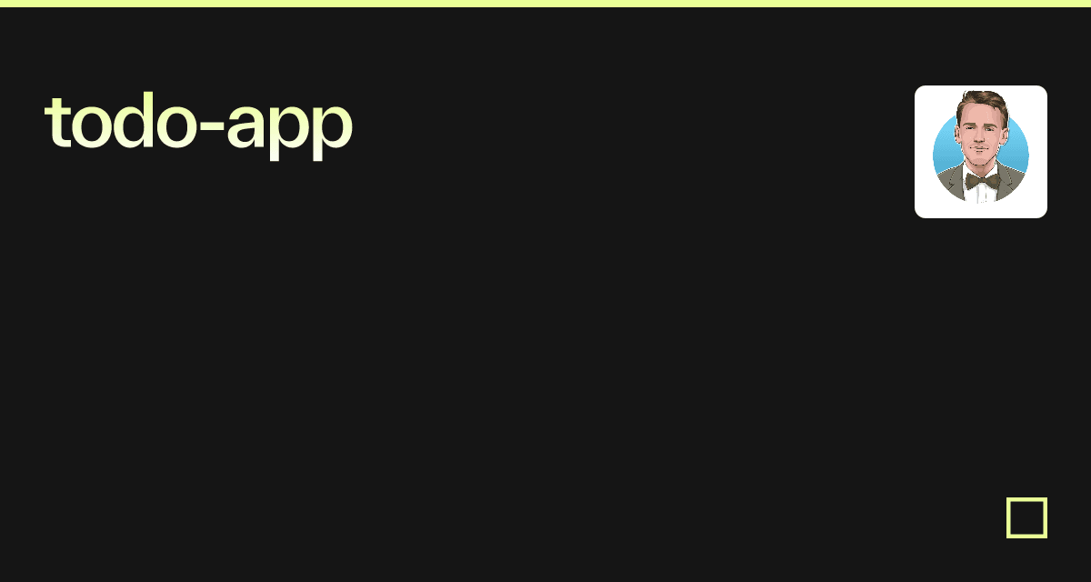 todo-app - Codesandbox