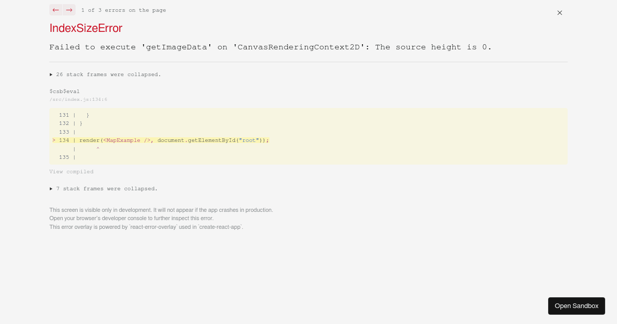React Heatmap Forked Codesandbox