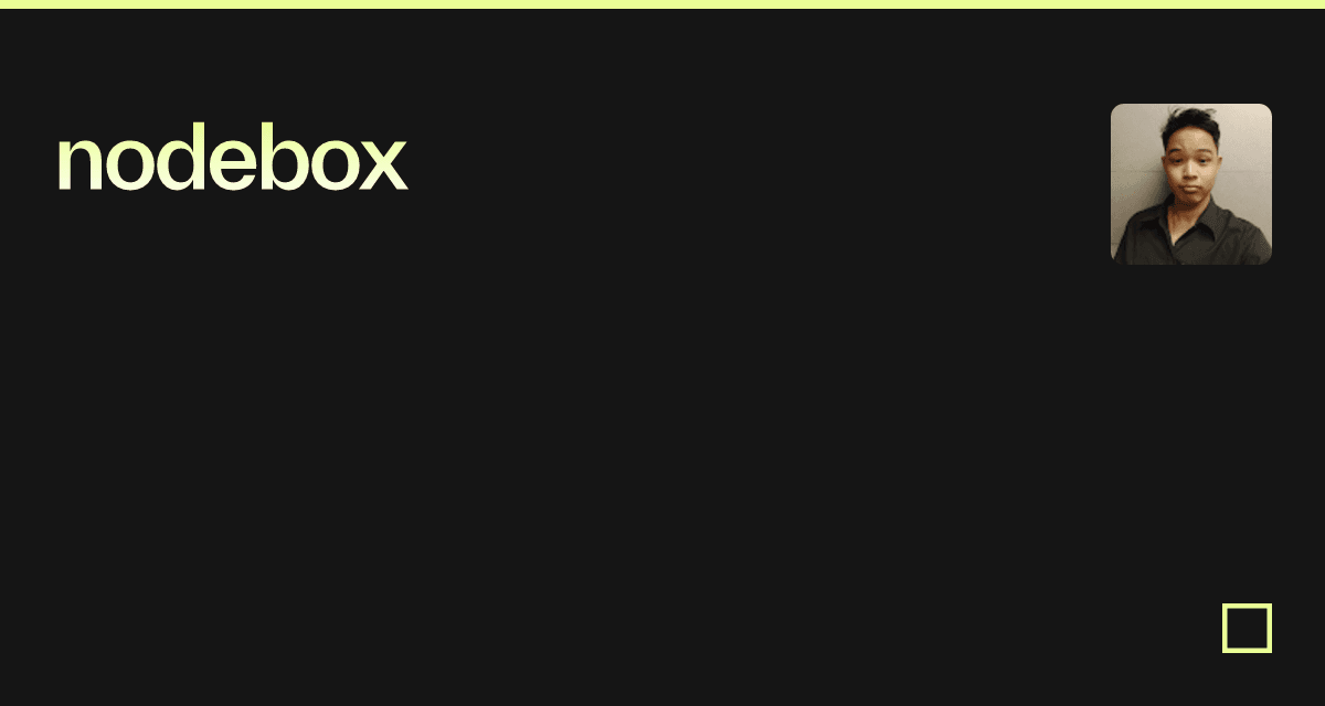 nodebox - Codesandbox
