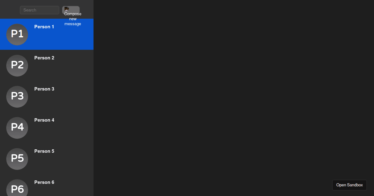 imessage-web-ui - Codesandbox