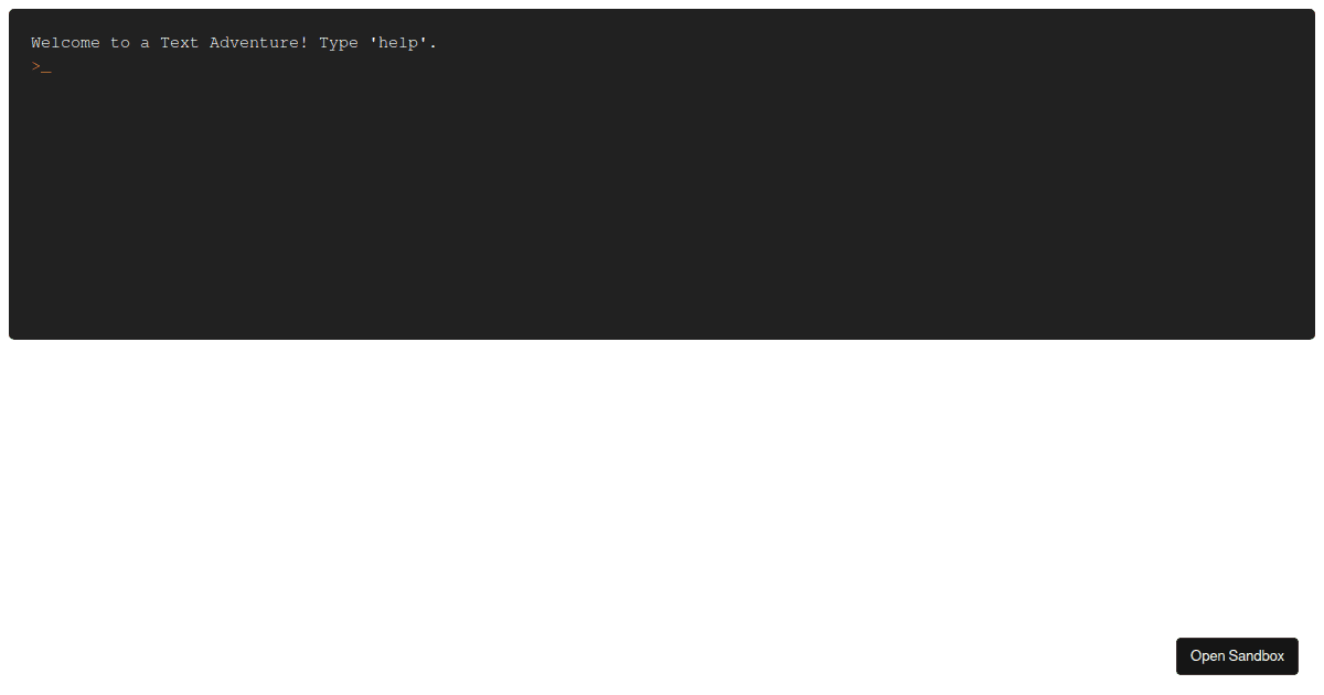 React Console Emulator Test Codesandbox