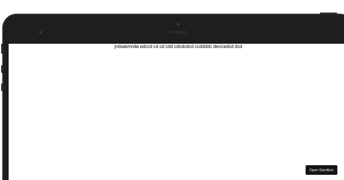 react-device-frameset Demo (forked) - Codesandbox