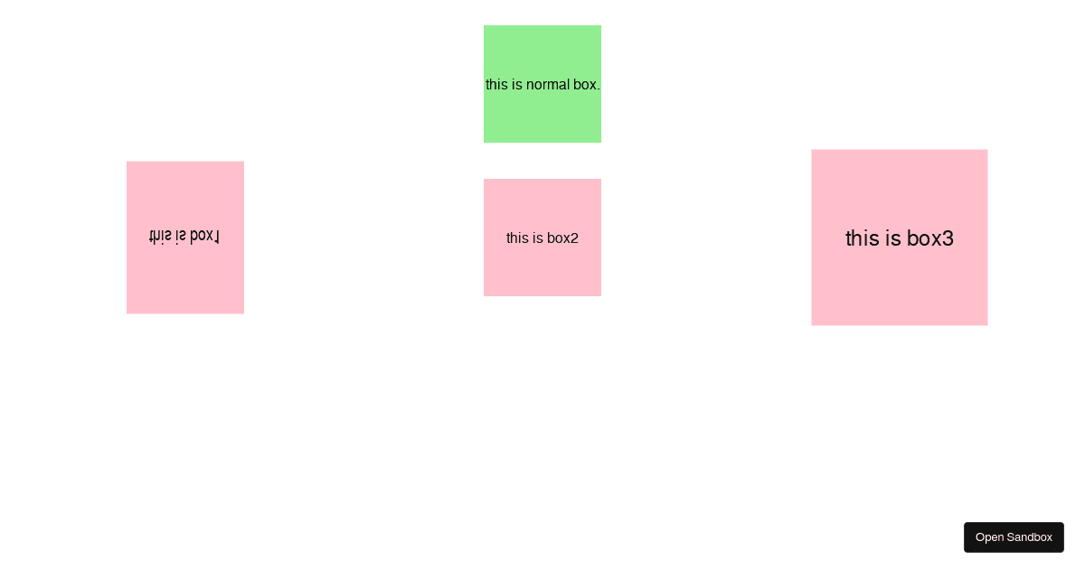 scale() - Codesandbox