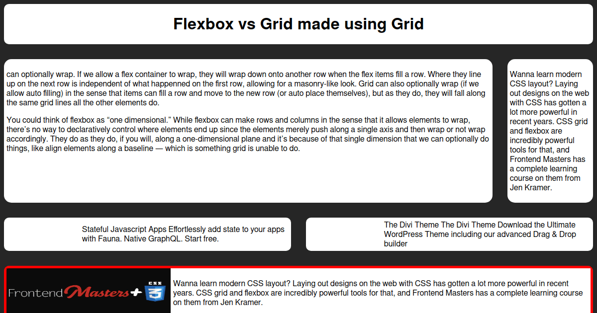 design-using -grid - Codesandbox