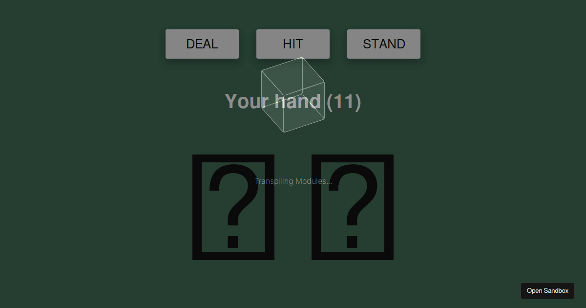 blackjack-hand - Codesandbox