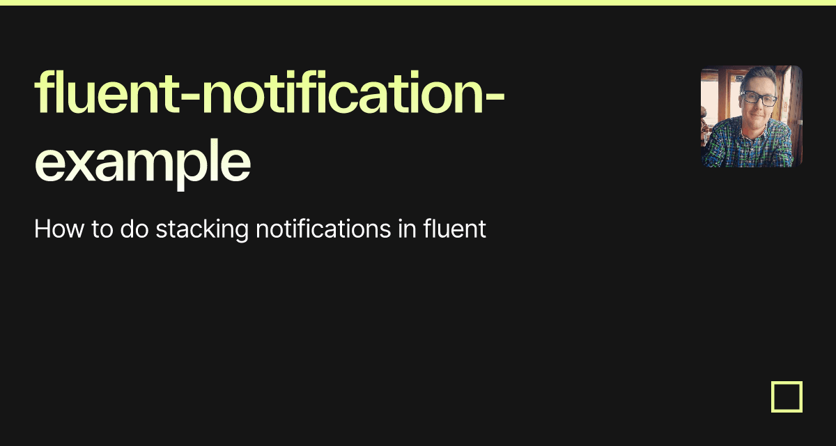 fluent-notification-example - Codesandbox