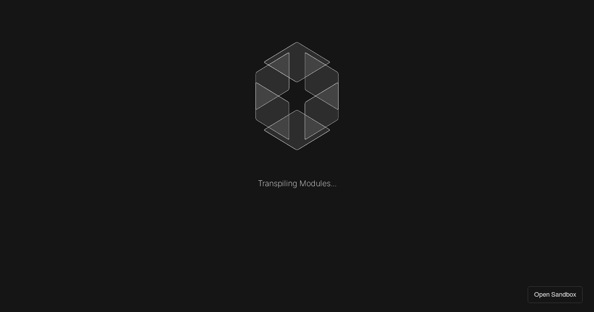 codesandbox-react-template - Codesandbox