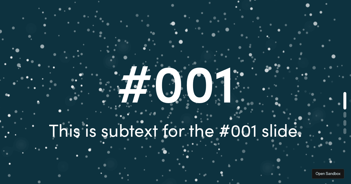 CSS Scroll Snap with Framer Motion Parallax - Codesandbox CSS Scroll Snap with Framer Motion Parallax - Codesandbox