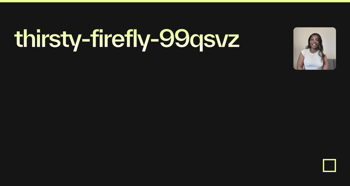 thirsty-firefly-99qsvz - Codesandbox