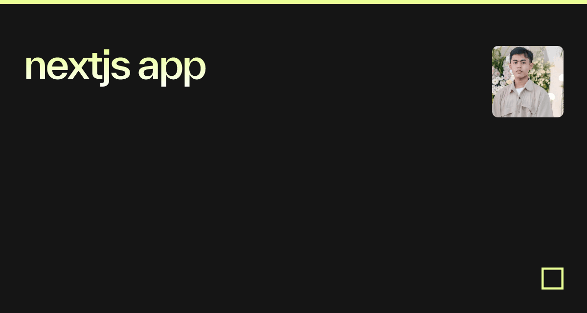 nextjs app - Codesandbox