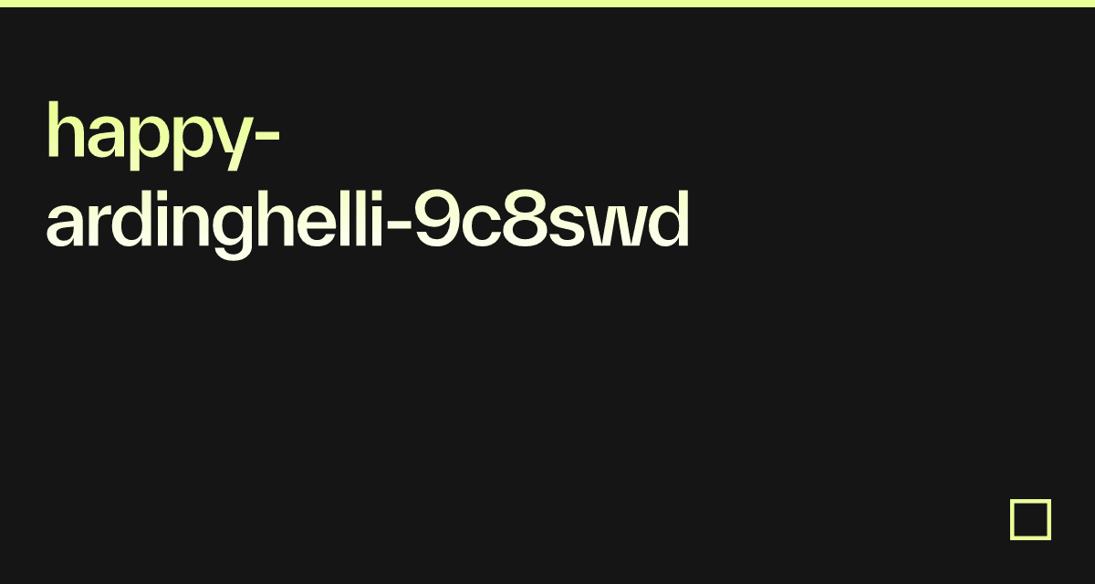 happy-ardinghelli-9c8swd - Codesandbox