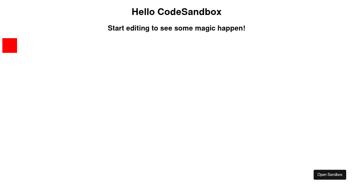 React slide up and down - Codesandbox