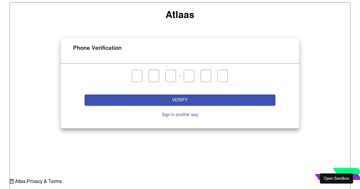 phone-verification - Codesandbox