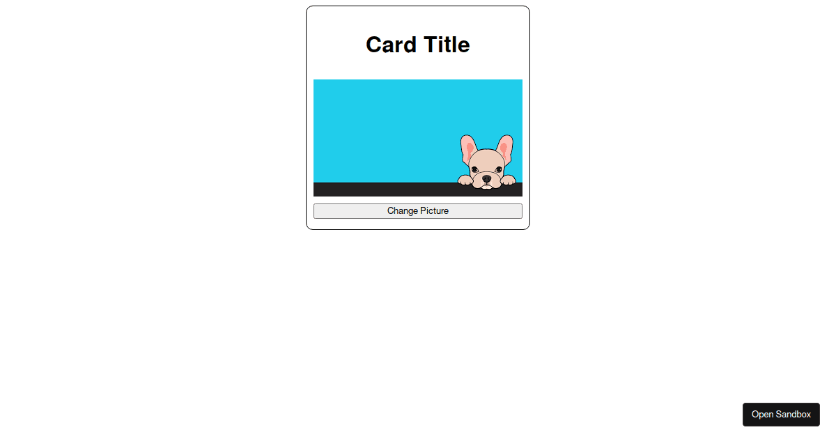 Presentational And Container Component example - Codesandbox