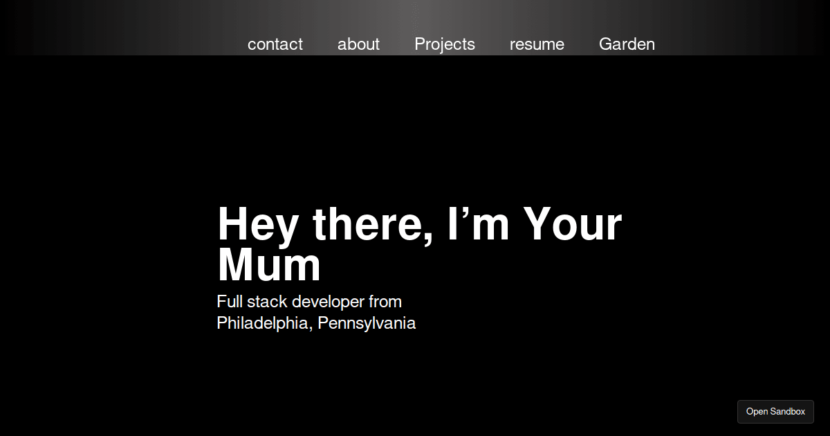 Profile-porject-work (forked) - Codesandbox