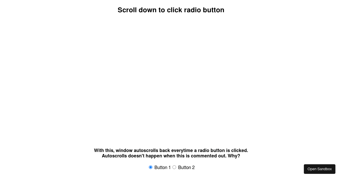 weird-autoscroll - Codesandbox