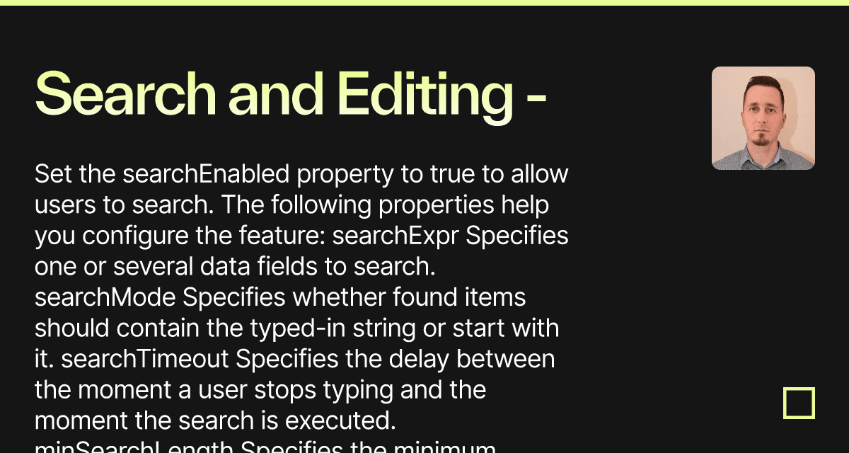 Search and Editing - DevExtreme Select Box (forked) - Codesandbox