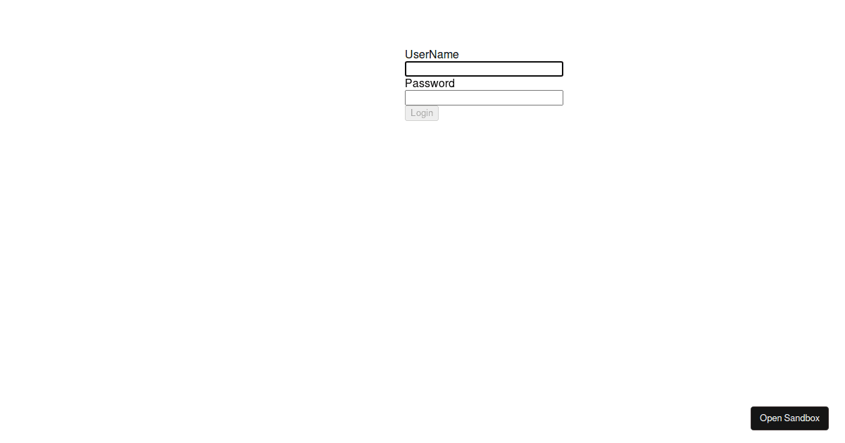 AngileEngine-ReactJS-Login - Codesandbox