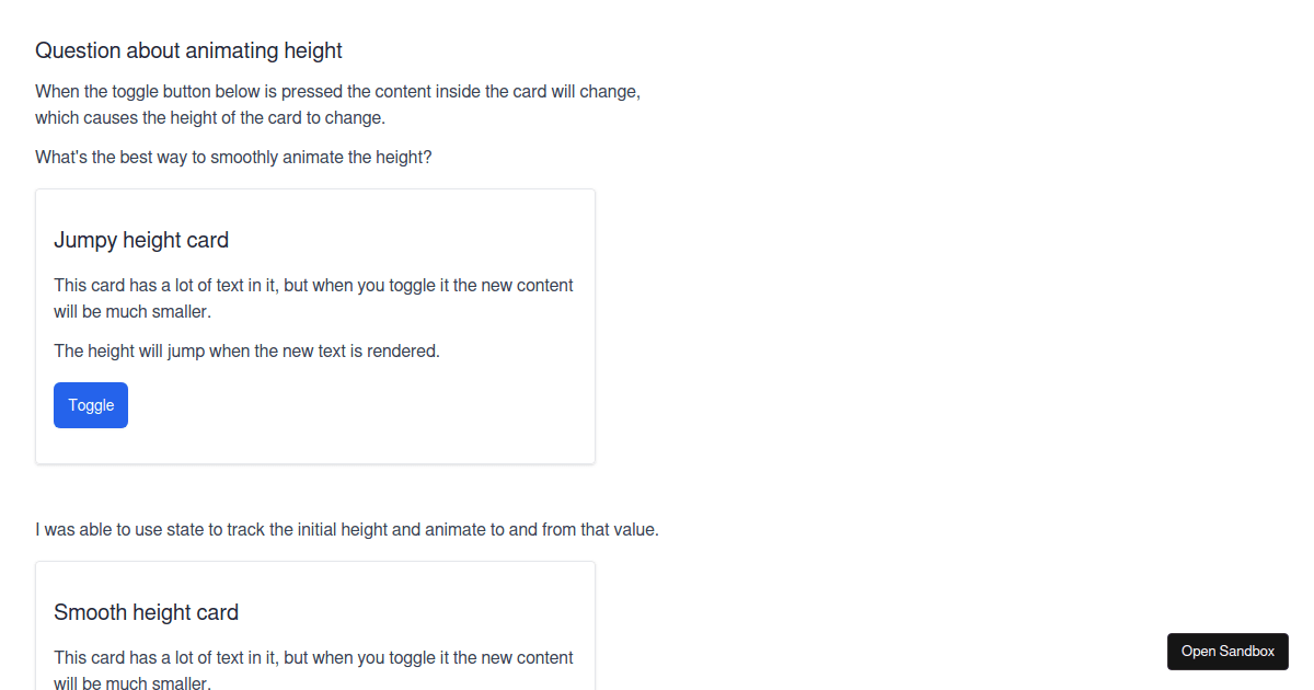 animated-if-height - Codesandbox